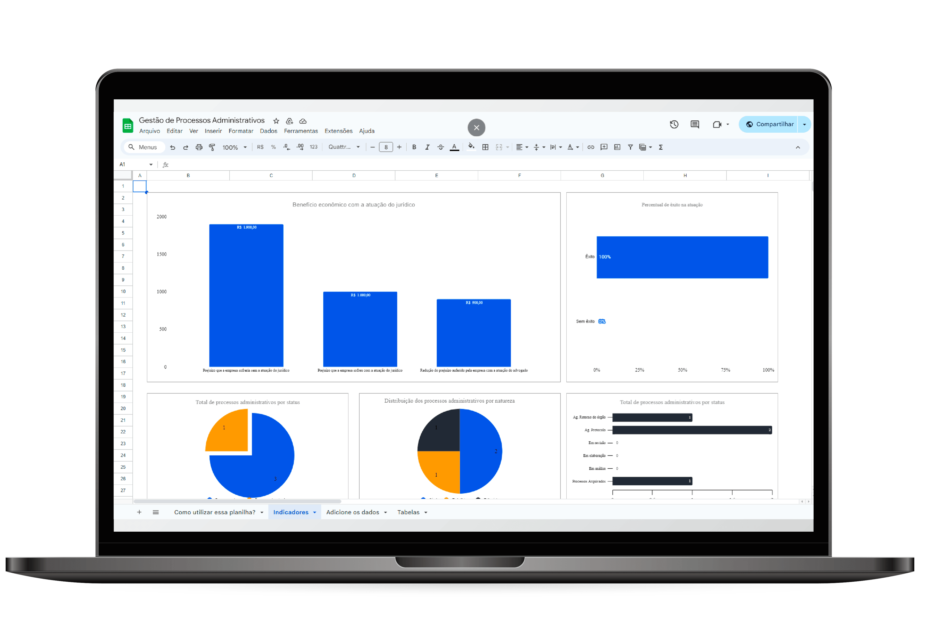 Planilha de Controle de Processos Administrativos: excel e gratuita